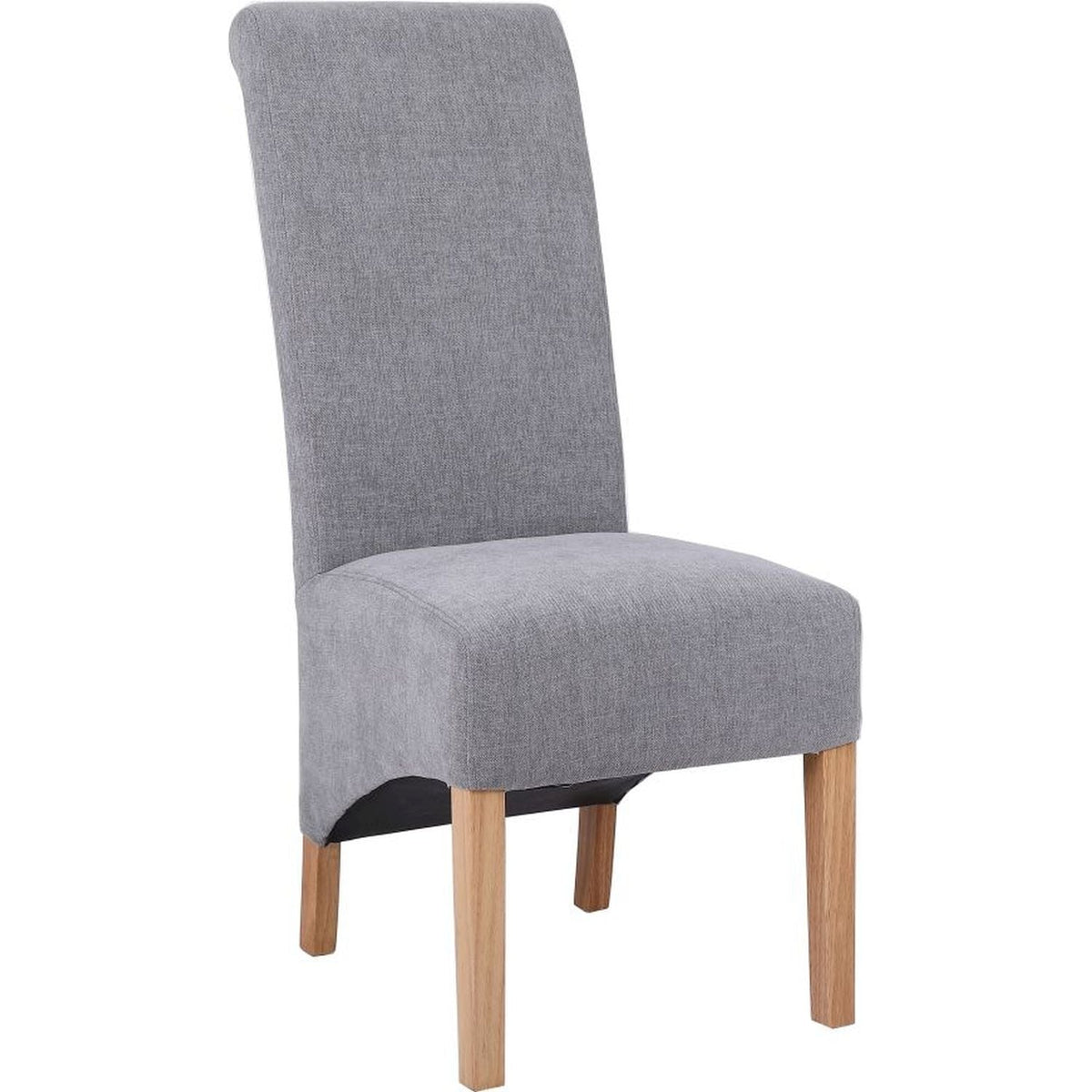 The Chair Collection Scroll Back Dining Chair - Grey – Agile Imports