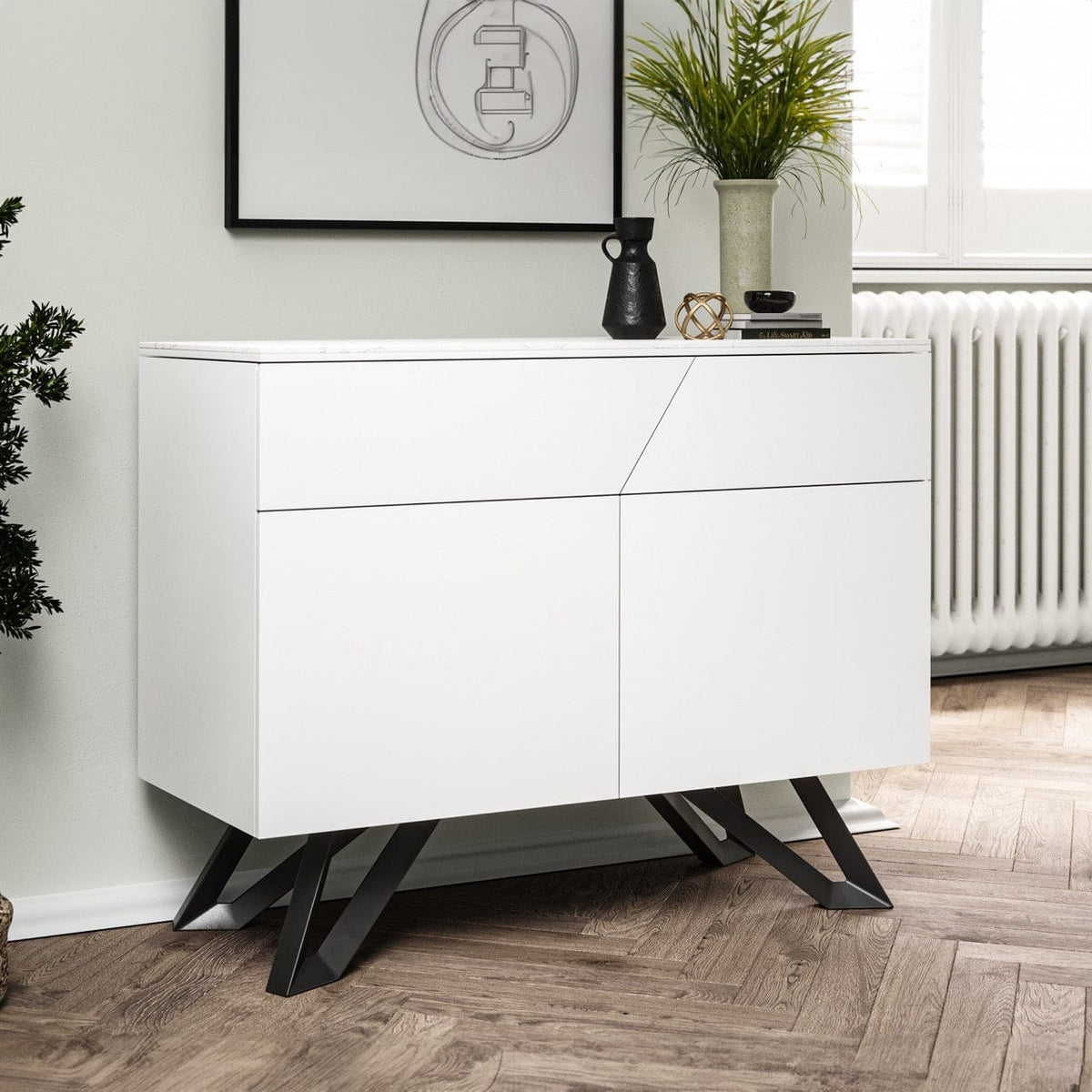 CR Dining White - Standard Sideboard – Agile Imports